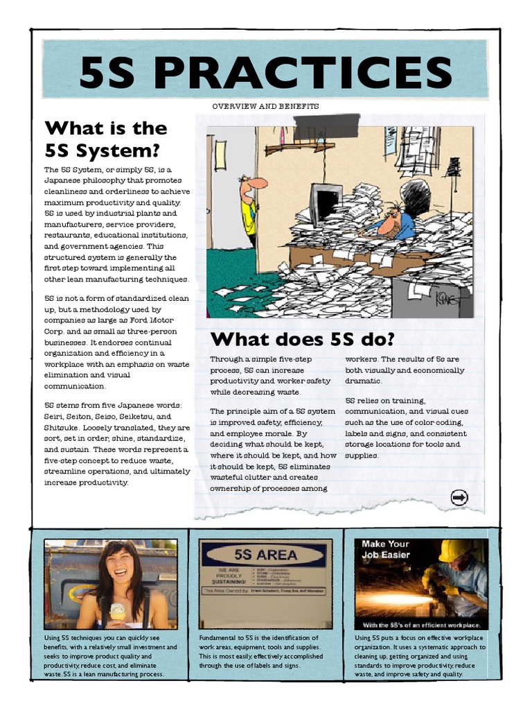 5S Practices: What Is The 5S System? | PDF | Business | Production And ...