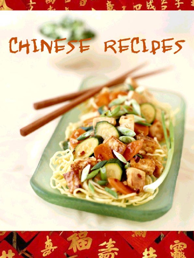 Chinese Recipes | PDF