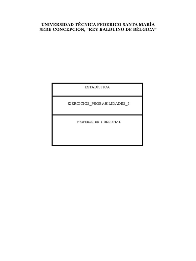 Ejer Probabilidades 2 | PDF | Probabilidad | Ocio