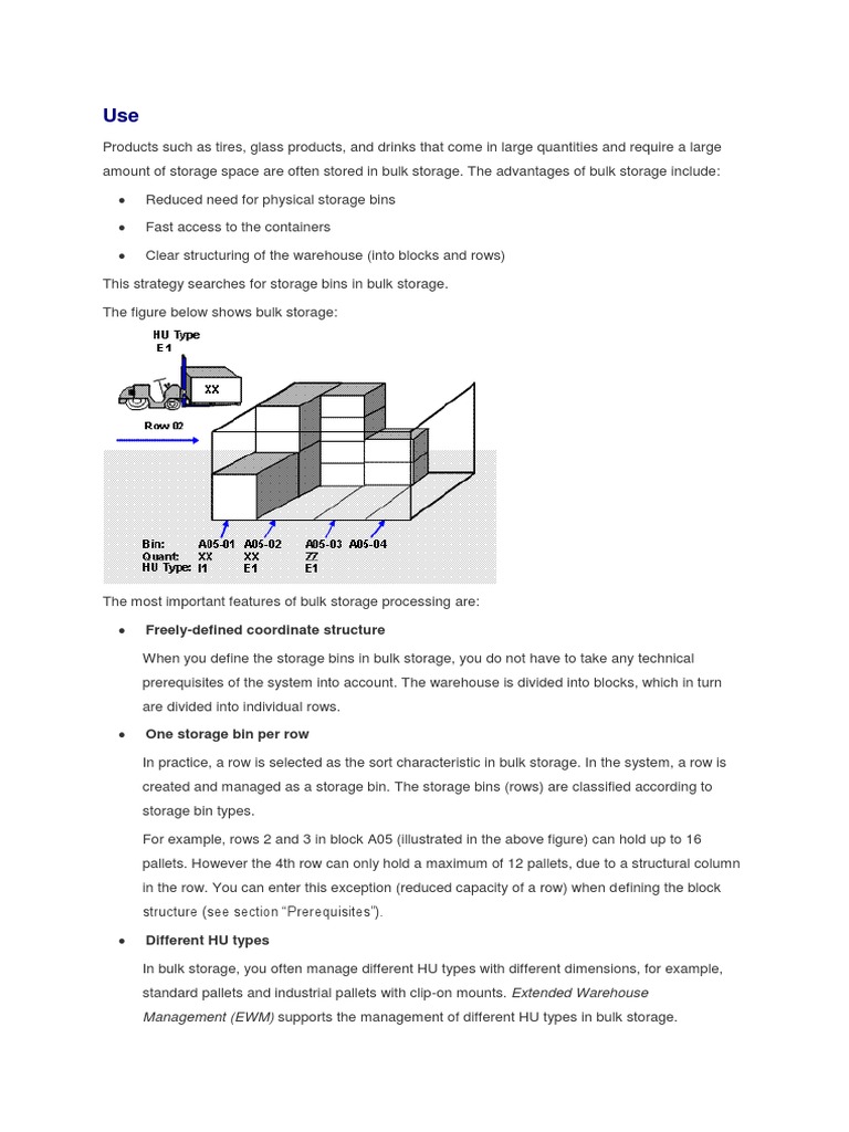 Optimizing Storage in Bulk Warehouses Through Defining Block Structure ...
