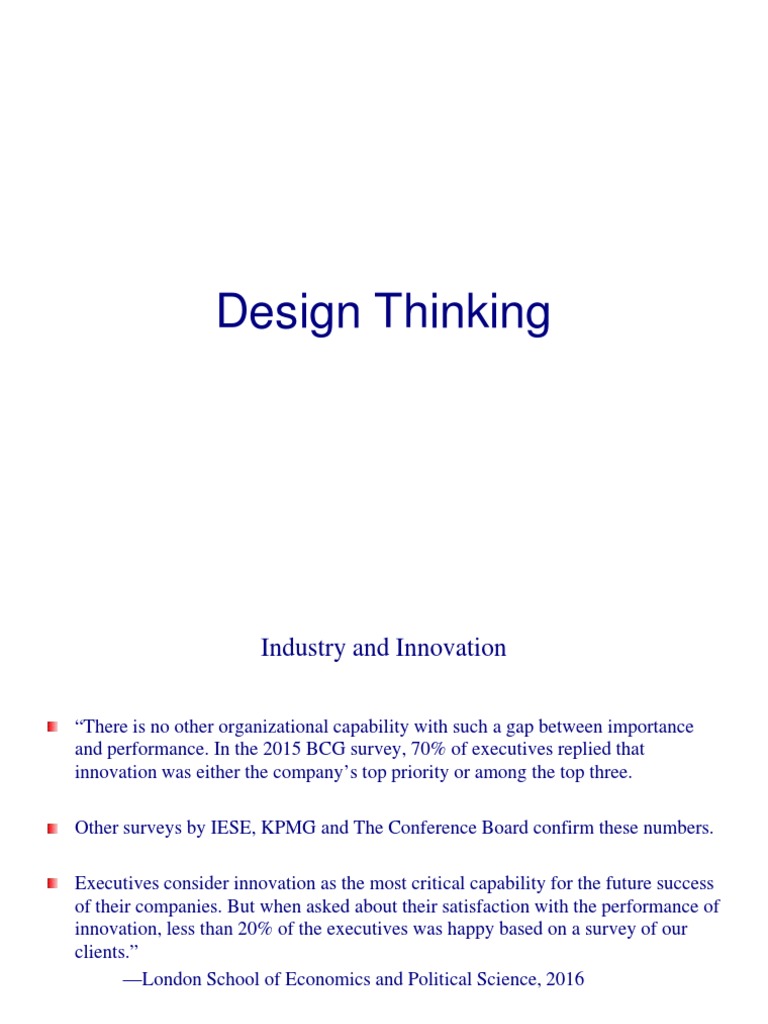 Design Thinking Presentation | PDF | Empathy | Prototype