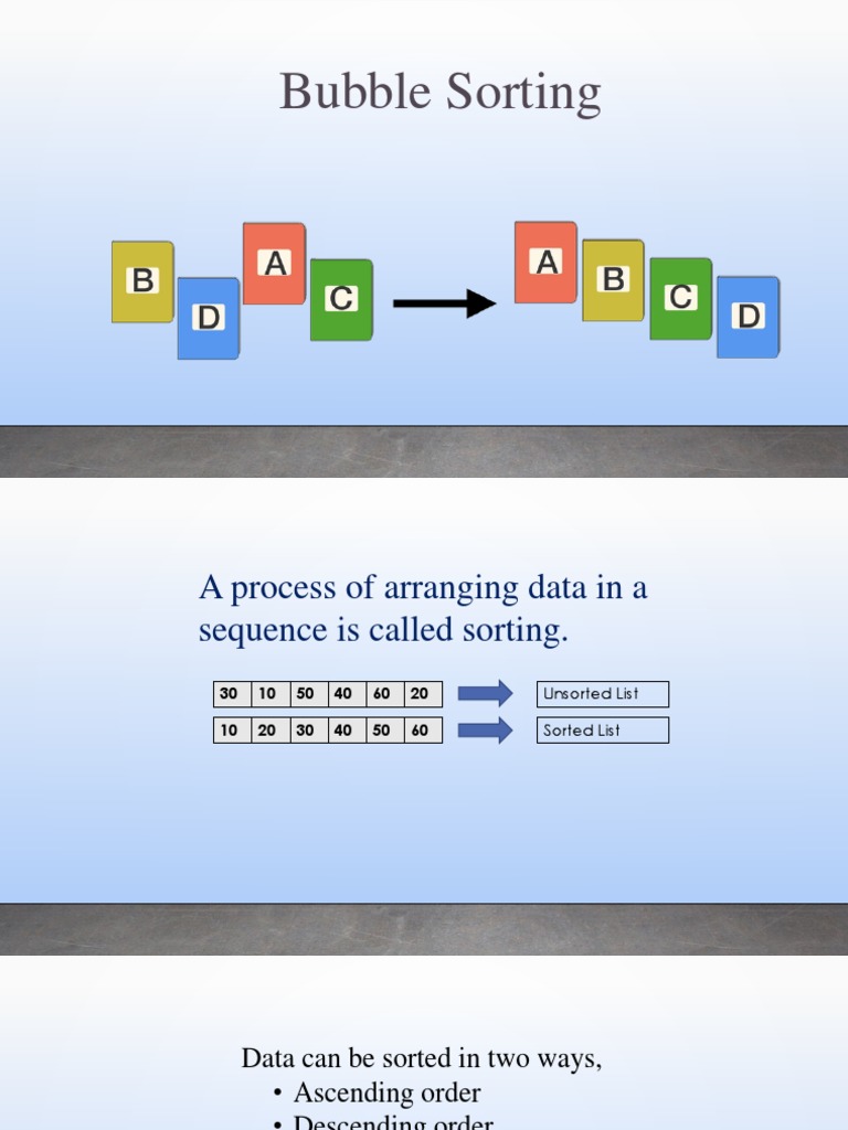 Bubble Sort Presentation | PDF | Mathematical Concepts | Theoretical Computer Science