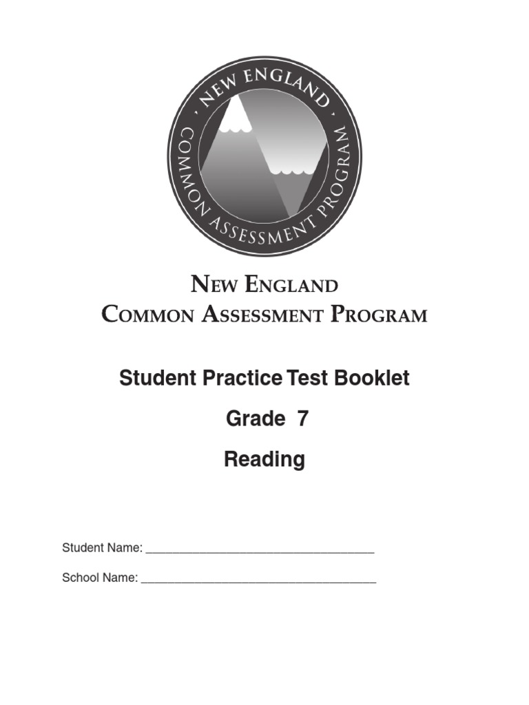 Gr7 Reading Practice Test | PDF