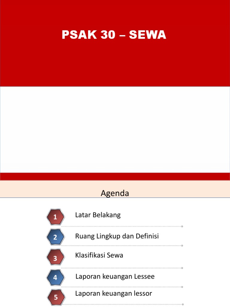 Panduan Lengkap PSAK 30 Sewa | PDF