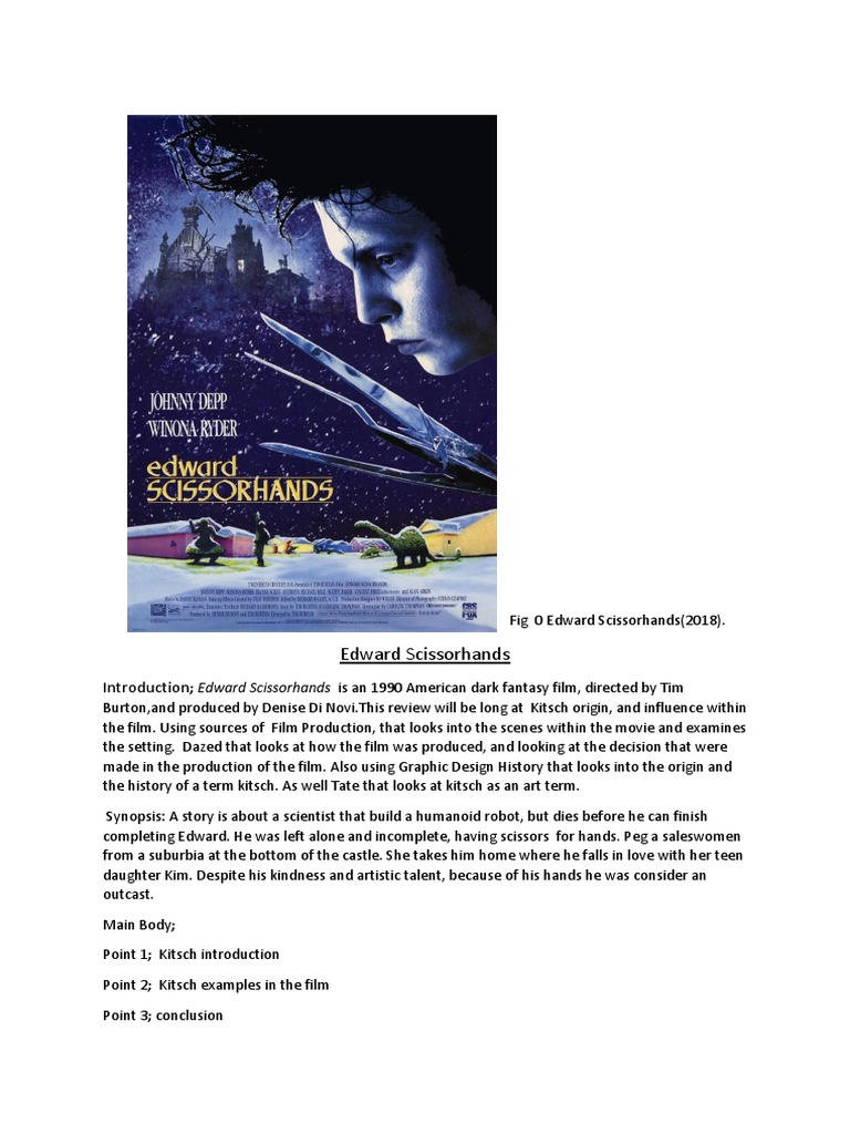 Review-Edward Scissorhands | PDF | Avant Garde