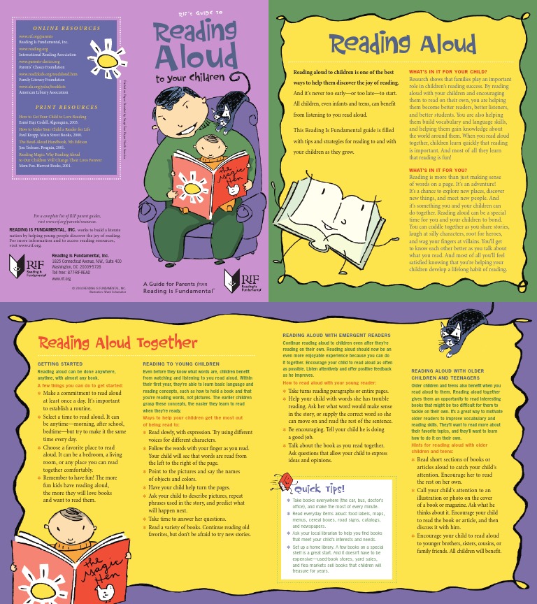 Reading Aloud | PDF | Reading (Process) | Books