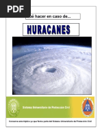TRIPTICO Huracanes Ciclones | PDF | Ciclones tropicales | Tormentas de viento