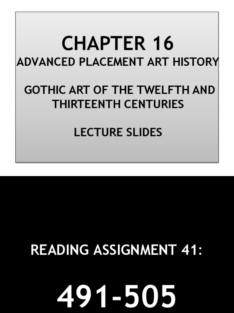 16 Gothic Lecture | PDF