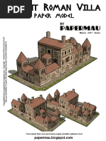 Ancient Roman Villa Paper Model - by Papermau - 2017 - A4 Version | PDF