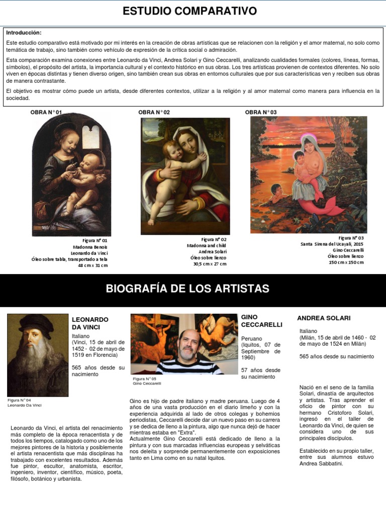 Artes Visuales NM - Estudio Comparativo | PDF | Color | Leonardo Da Vinci Artes Visuales NM - Estudio Comparativo | PDF | Color | Leonardo Da Vinci