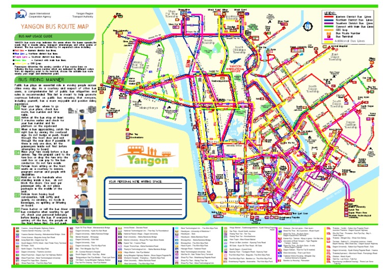 Myanmar's Bus System Route | PDF | Myanmar | Transport