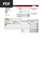 Bus Ticket Format in Word | PDF