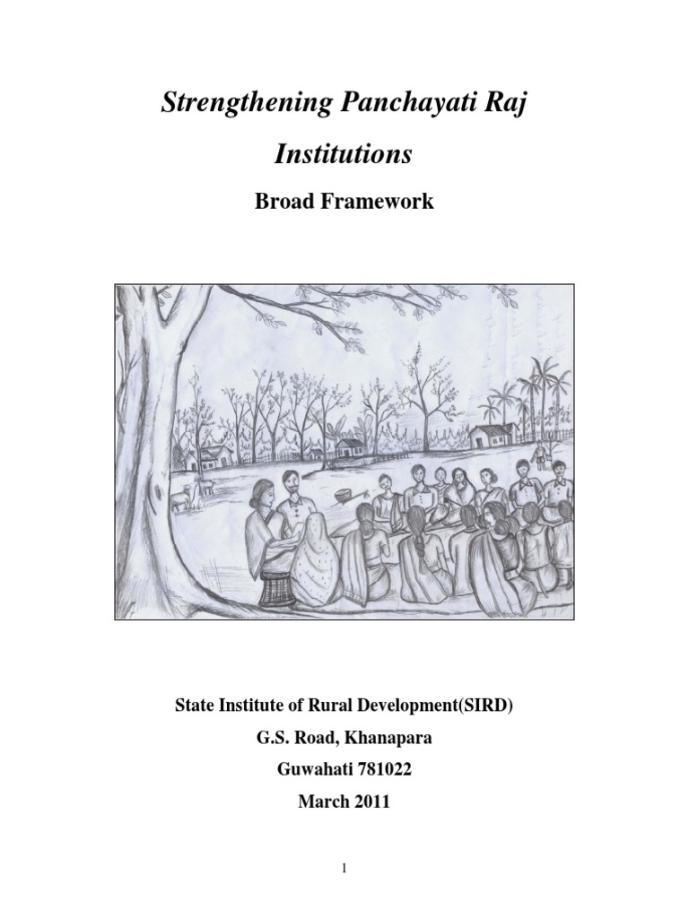 Strengthening Panchayati Raj Institutions | PDF | Government | Public ...