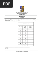 Form 3 Mathematics Chapter 1 (Indices) KSSM | PDF | Mathematics