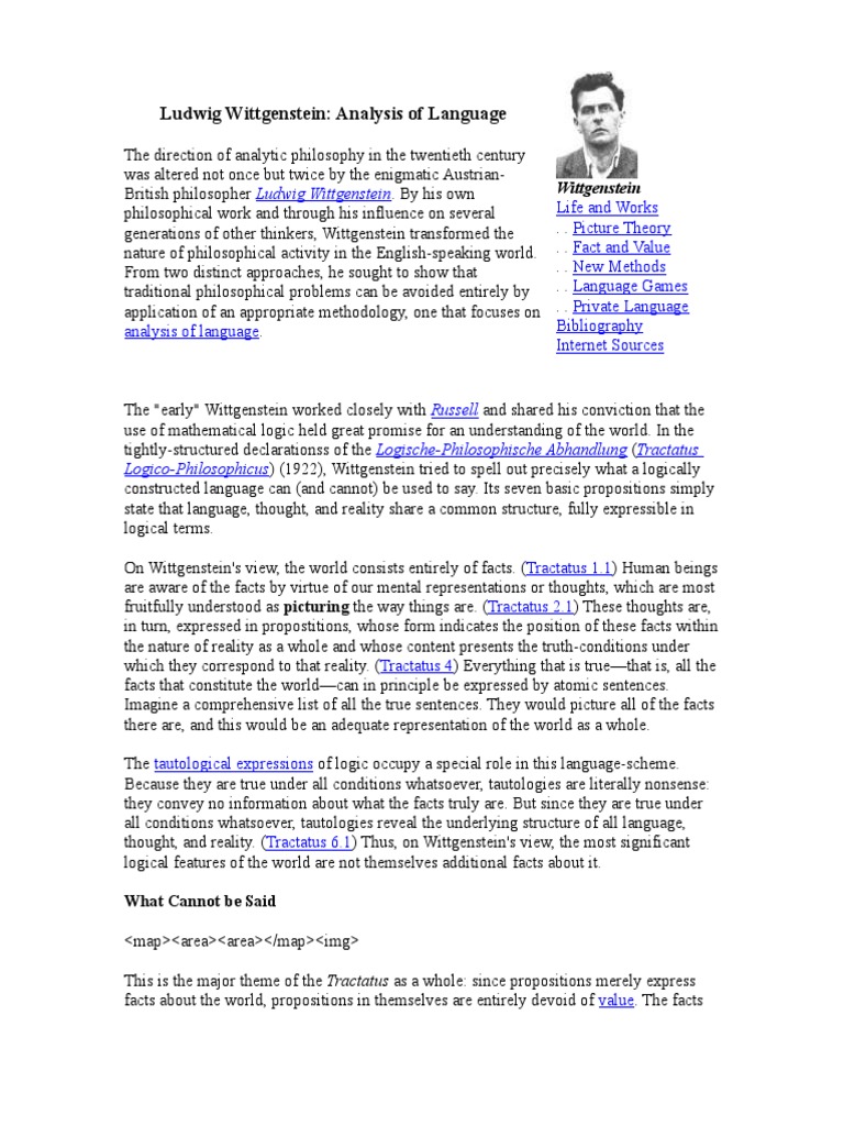 Ludwig Wittgenstein LANGUAGE GAMES | PDF | Ludwig Wittgenstein ...