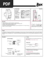 Newlec Timer Switch NLCUT1 Manual | PDF | Switch | Mains Electricity