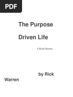 Purpose Driven Life Study Guide | PDF | Jesus | Spiritual Gift