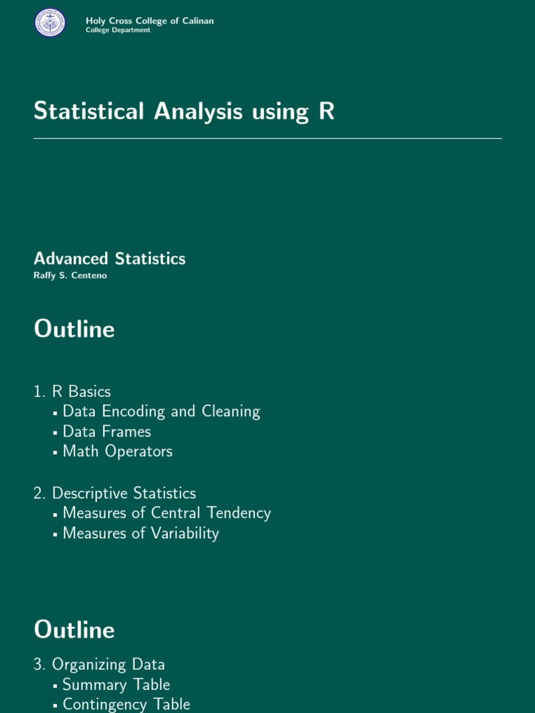 An Introduction to Descriptive Statistics and Data Visualization using ...