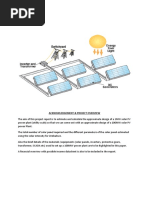 Solar Project Proposal PDF | PDF | Solar Power | Solar Panel