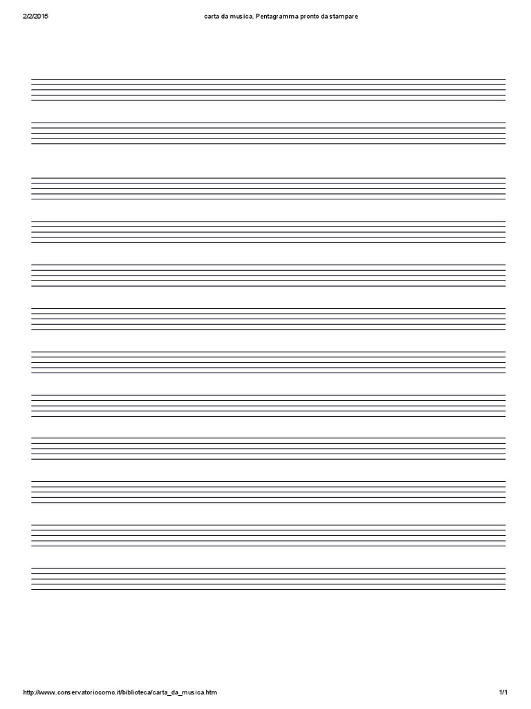 Carta Da Musica | PDF