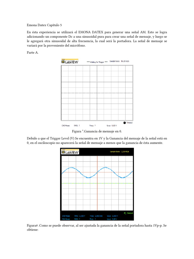 Emona Datex Capítulo 5 PDF | PDF | Modulación | Olas