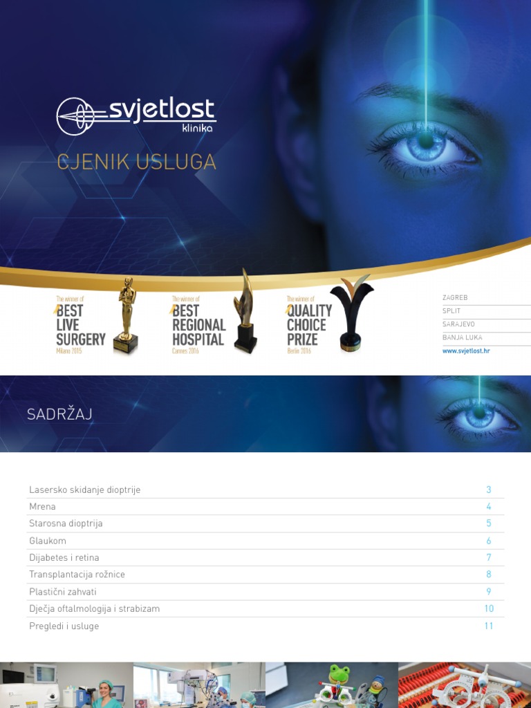 Klinika Svjetlost Zagreb Cjenik | PDF