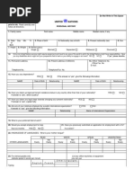 UNU P11 - Personal History Form | PDF | Academic Degree | Employment