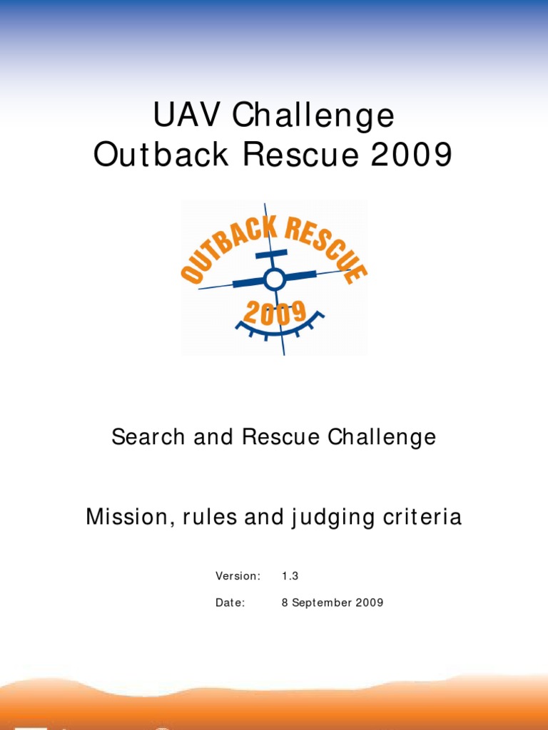 UAV Outback Challenge Rules | PDF | Radio Spectrum | Unmanned Aerial ...