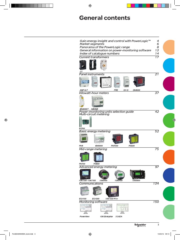 Metering - PowerLogic System (2011) | PDF | Reliability Engineering ...