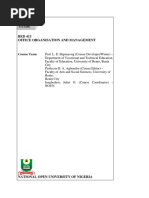 Office Management Notes | PDF