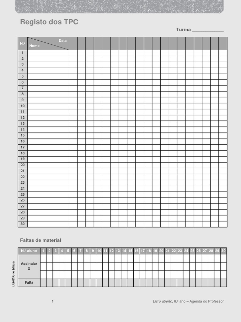 Lab6 Agenda Professor Registo TPC | PDF