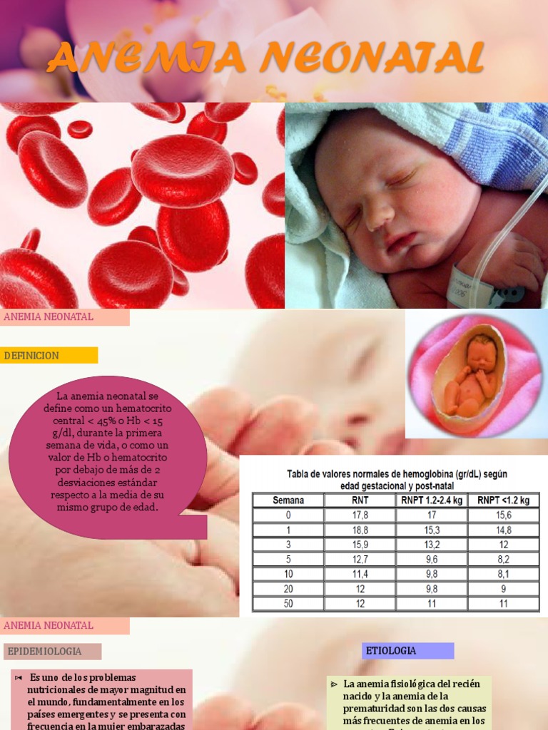 Anemia Neonatal | PDF | Anemia | Parto prematuro