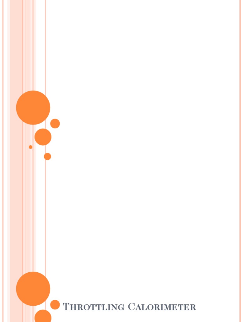 Measuring Steam Dryness with a Throttling Calorimeter | PDF