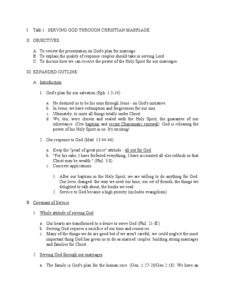 Serving God Through Christian Marriage | PDF | Family | Salvation