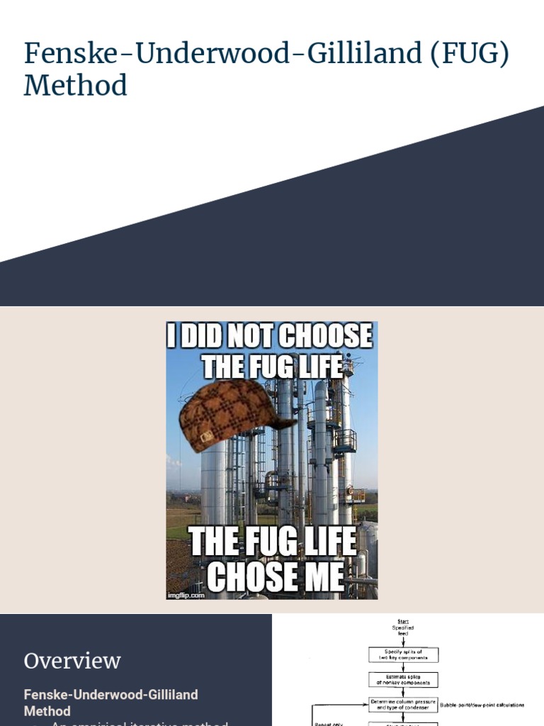 ChE 132 Report (FUG Method) | PDF | Chemistry | Physical Sciences