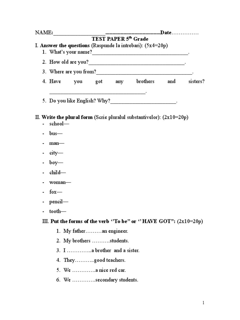 5th Grade | PDF | Games & Activities