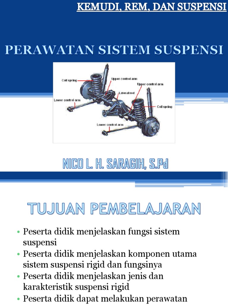 Sistem Suspensi Rigid | PDF