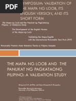 PANUKAT NG PAGKATAONG PILIPINO (PPP) Written Report | PDF | Psychology ...