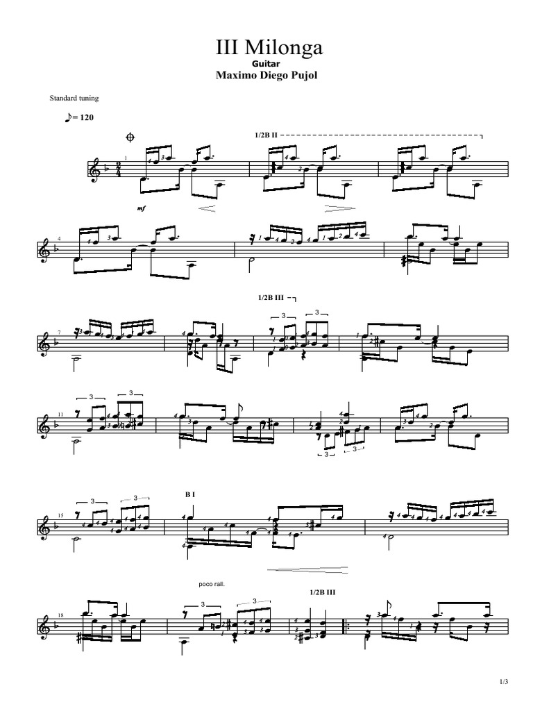 Milonga Diego Maximo Pujol | PDF