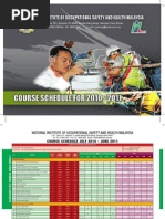 2025-2026 Osha Annual Training Calendar | PDF