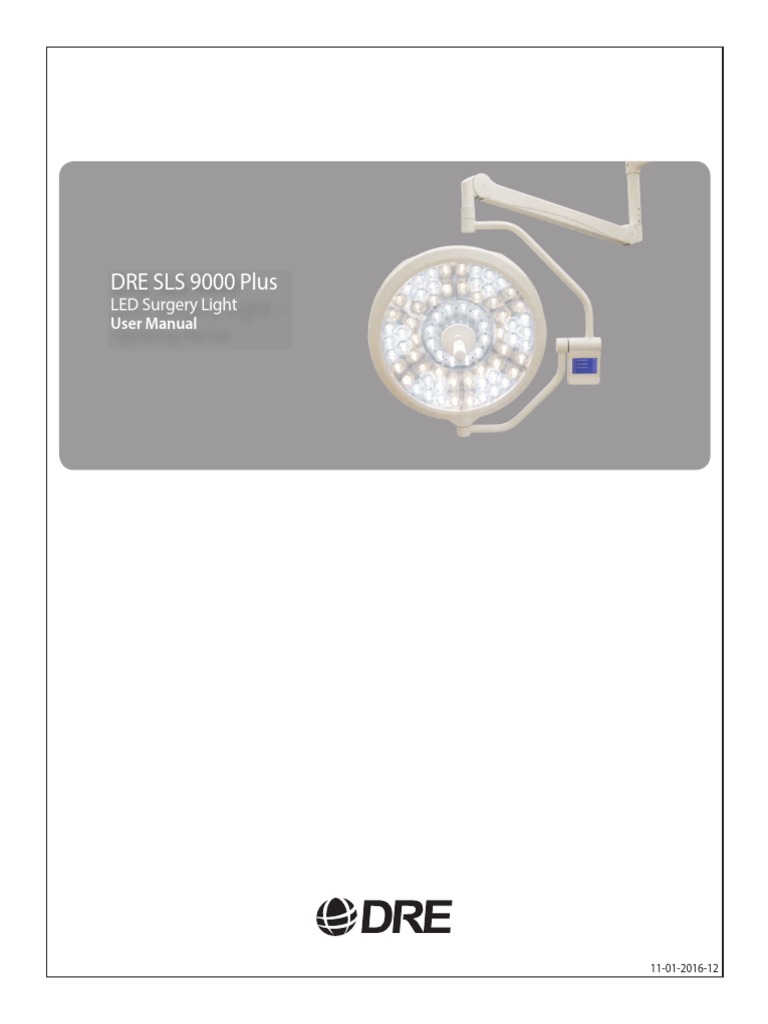 Surgical Light User Manual11!01!2016 12 | PDF | Lighting | Incandescent ...