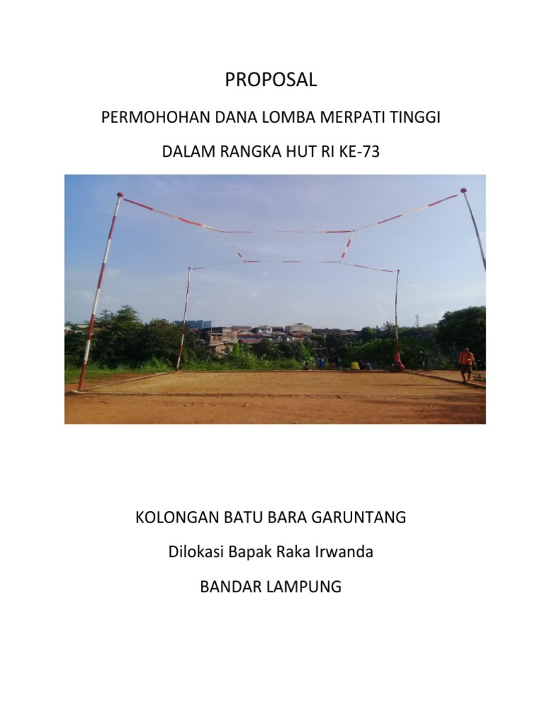 Permohonan Dana Lomba Merpati | PDF