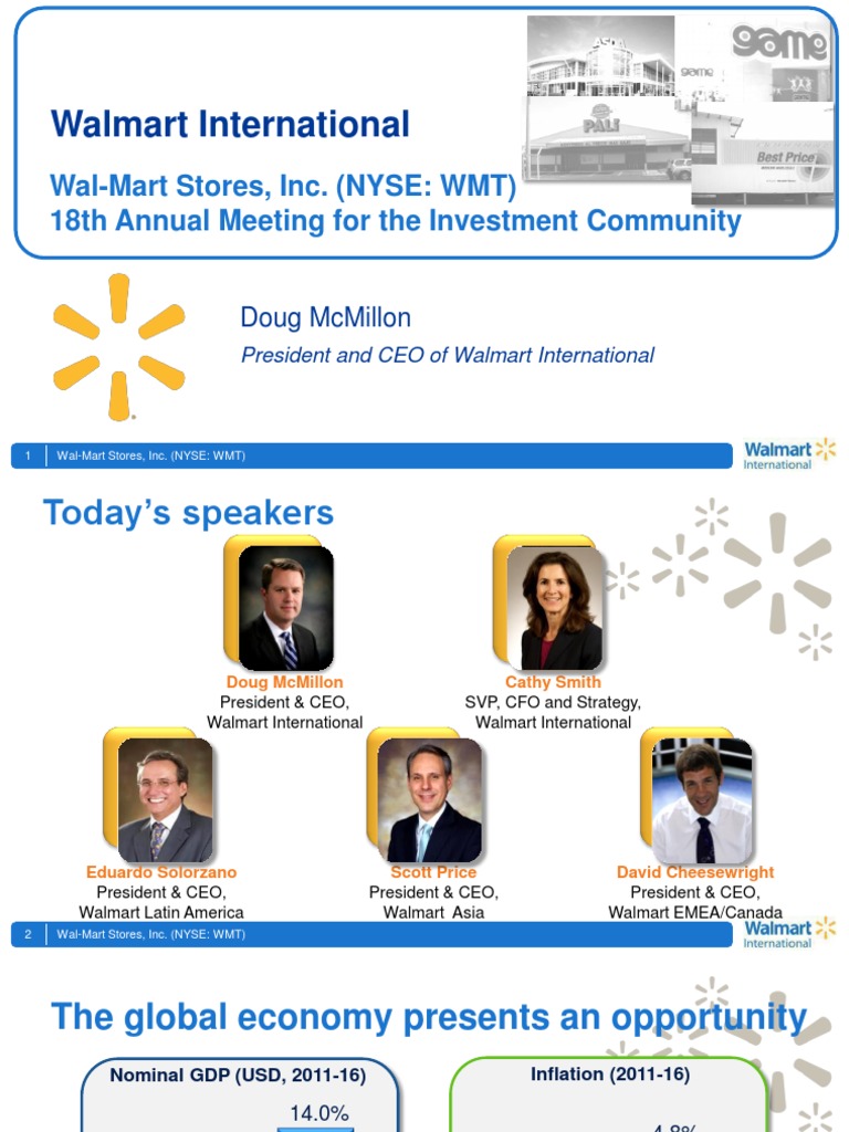 Walmart International | PDF | Walmart | E Commerce