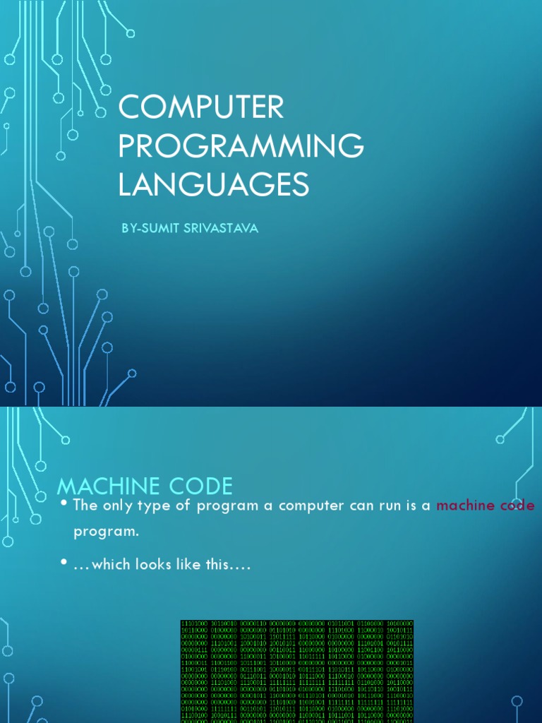 Computer Programming Languages | PDF | Assembly Language | Computer Program