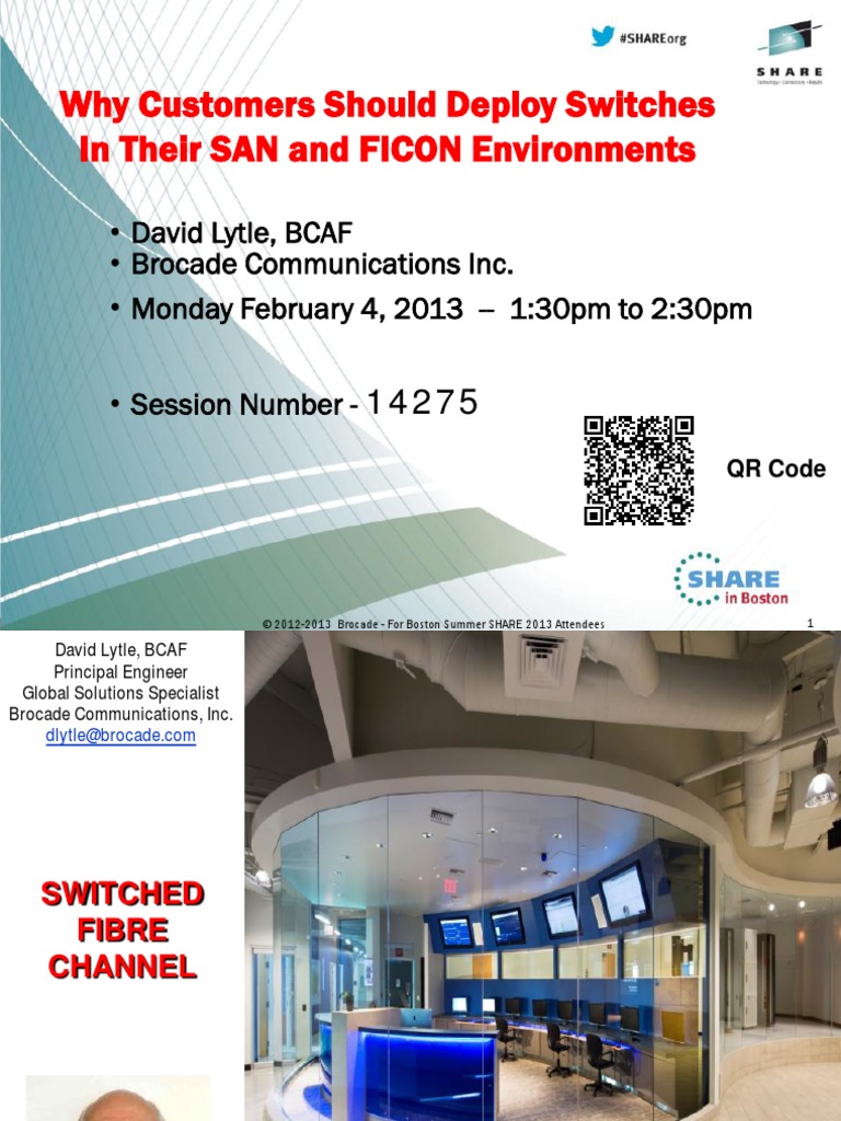 Why Customers Should Deploy Switches in Their SAN and FICON ...