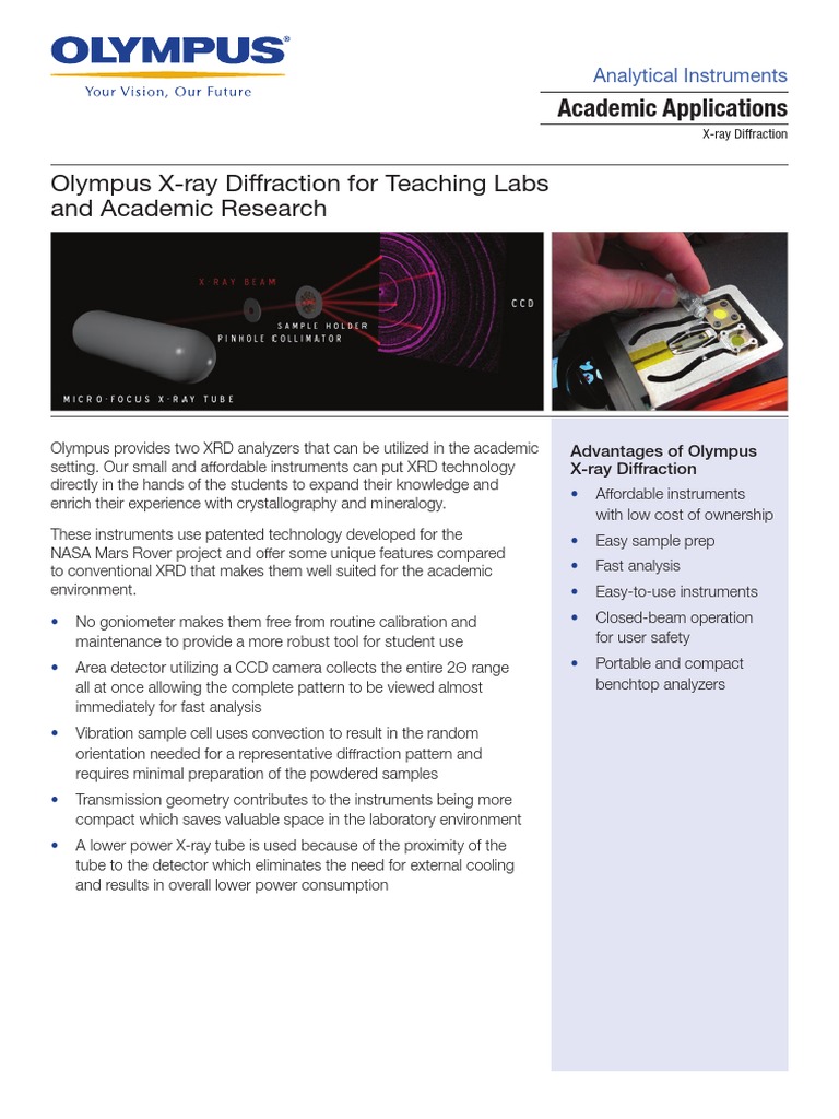 XRD Academic Brochure 201503 A4 Web | PDF | X Ray Crystallography ...