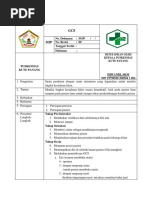 SOP Pemeriksaan Glasgow Coma Scale (GCS) | PDF
