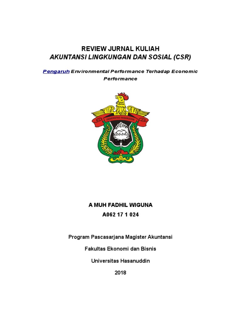 Critical Review Jurnal CSR Fadhil | PDF | Bisnis