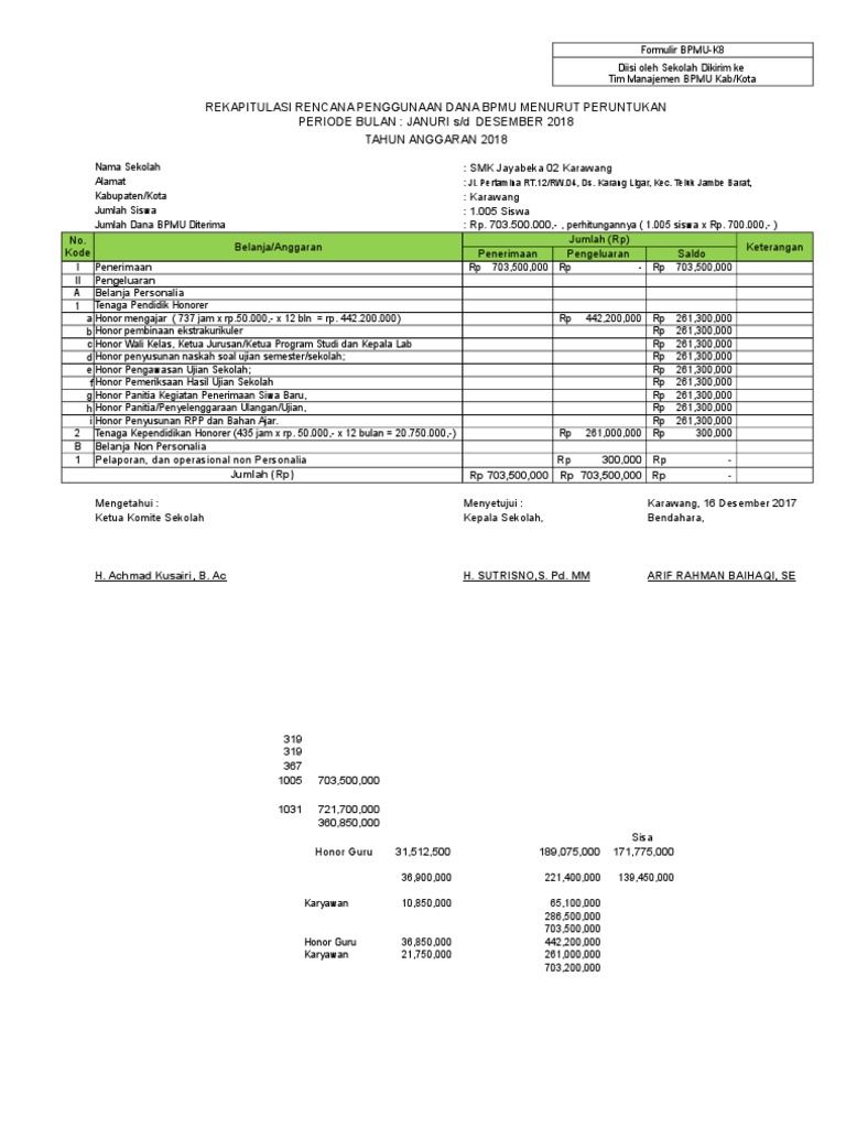Form K7, K8 | PDF