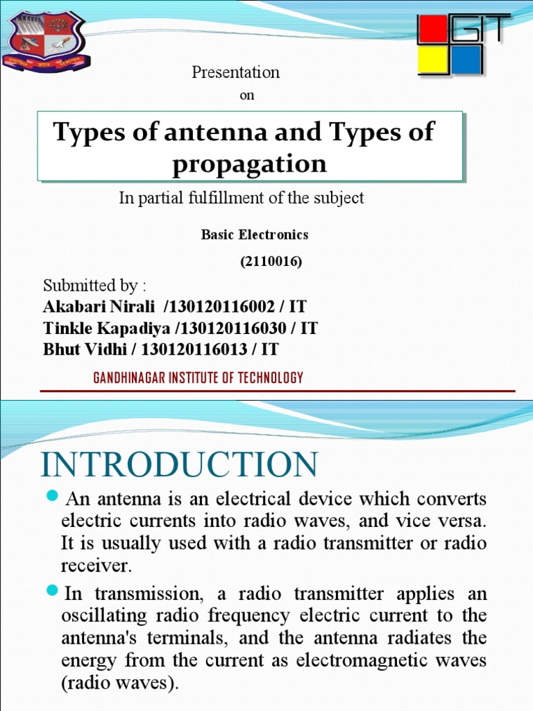 Types of Antenna and Types of Propagation | PDF | Radio Propagation ...